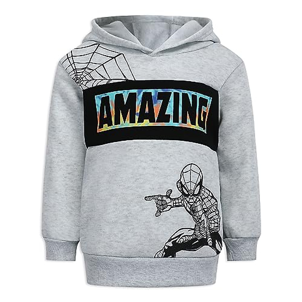 Marvel Spider-Man Boys Hoodie and Pants Set for Toddlers and Big Kids