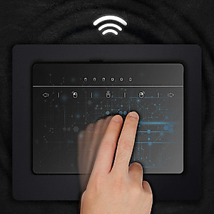 KeyMecher Mano Wired+Wireless Trackpad, Compatible with Windows 10/11, Multi-Gesture Bluetooth Touchpad Mouse for Computer, Laptop, PC, and Notebook