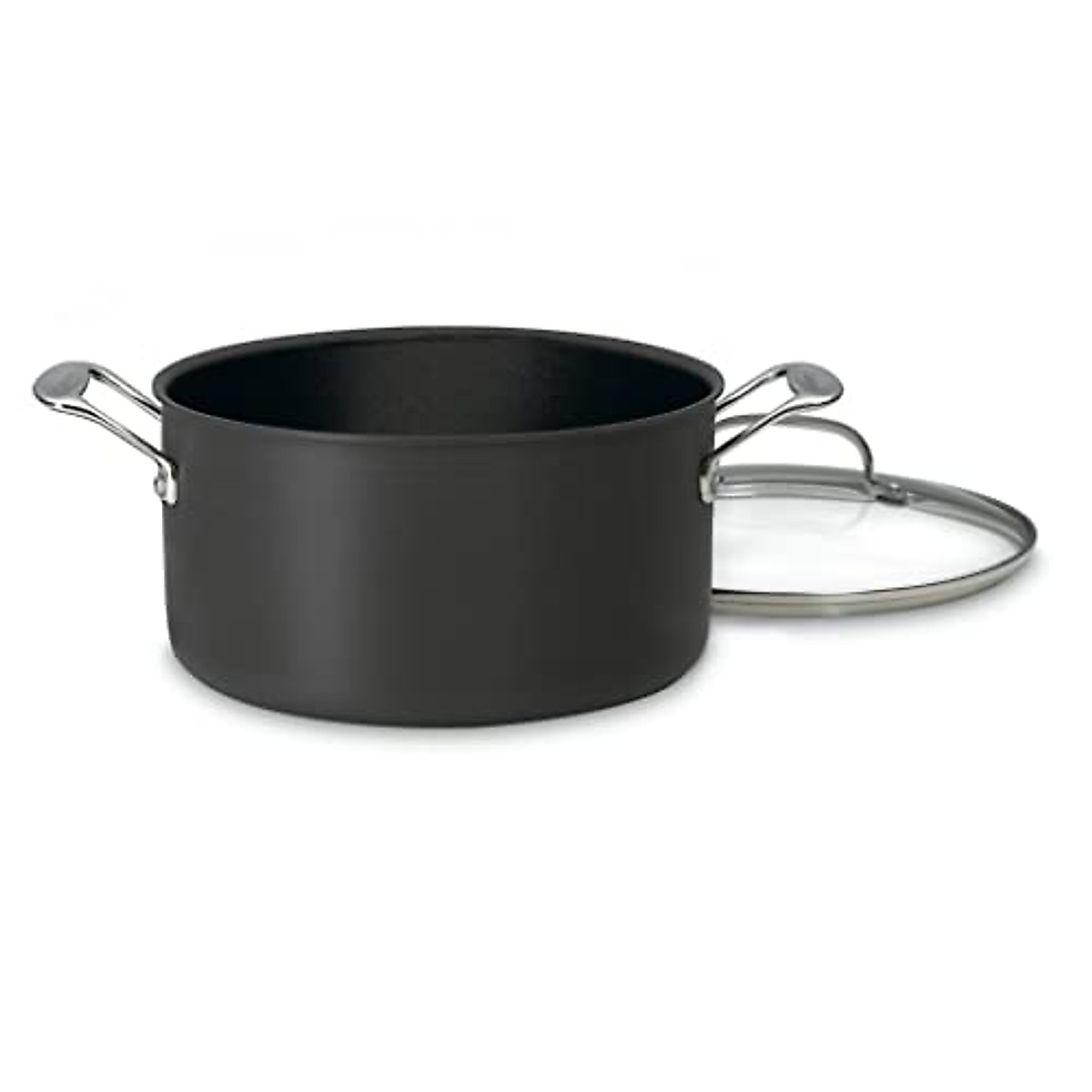 Cuisinart 644-24 Chef's Classic 6-Quart Nonstick-Hard-Anodized, Stockpot w/Cover & 619-14 Chef's Classic 1-Quart Nonstick-Hard-Anodized, Saucepan w/Cover