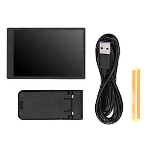 LiebeWH 3.5 Inch Computer Monitor for Mini ITX Case Secondary Screen Type C Secondary Screen CPU GPU HDD Monitoring