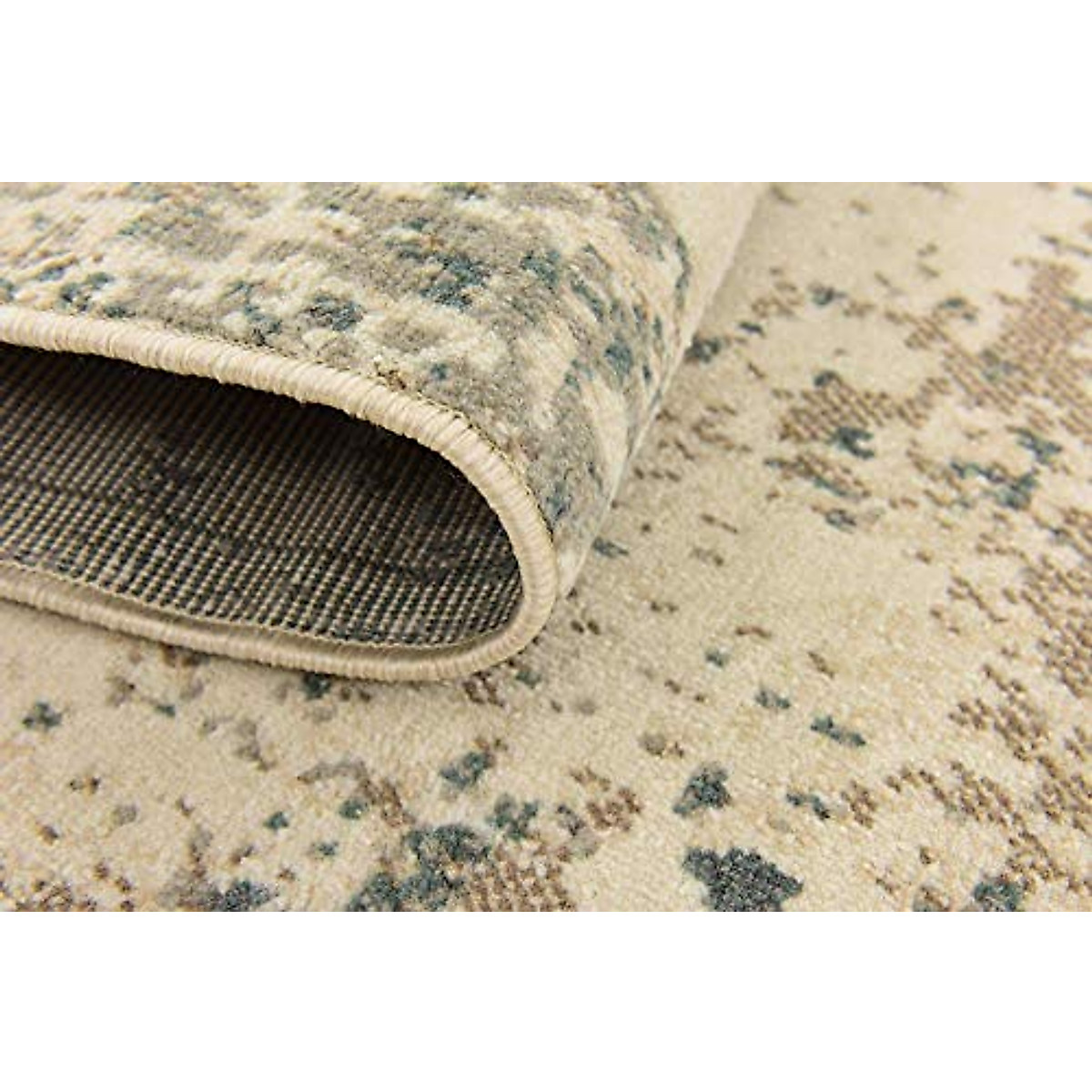 Unique Loom Tuareg Collection Vintage Distressed Traditional Area Rug, 8 x 10 ft, Beige/Green