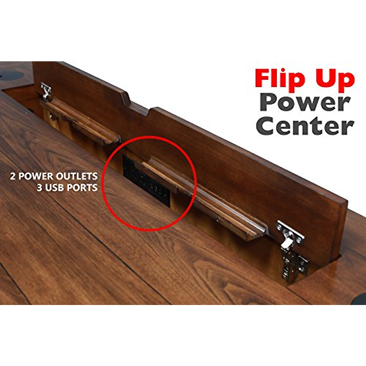 Martin Furniture Electric Hartford Sit/Stand Desk, Brown