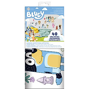 RoomMates Bluey Family and Friends Peel and Stick Wall Decals, RMK5457SCS