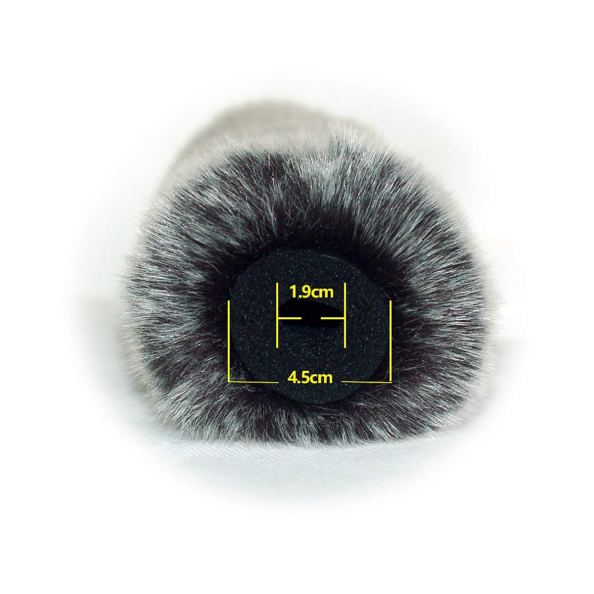 18cm Furry fur MIC Windshield Windscreen Compatible for Rode Ntg-3 ntg-2 ntg-1 Sony ECM-674 ECM-678 ECM 680s Audio-Technica AT897 Sennheiser MKH416/MKE600 Microphone