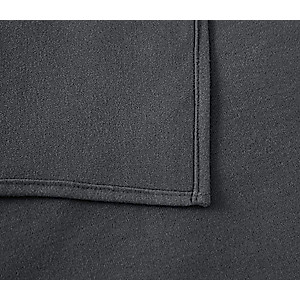 Marquess Microfiber Flannel Sheet Set-Ultra Soft & Comfortable 4 Pieces Sheet, Breathable & Luxury Warm Bedding Collection, Fade Resistant & Easy Care((CHARCOAL, FULL)