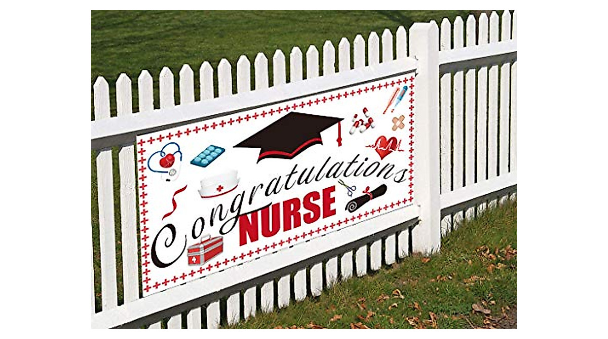 Graduation Nurse Party Banner - Perfect for Nurse Themed Celebrations
