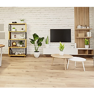 Premium Home Modern Bookshelf – Industrial Bookcase, 5 Shelf Bookcase, Tall Book Shelf, Farmhouse Book Case, Bookshelves and Bookcases, Rustic Wood, Industrial Black Metal, 5 Tier Shelf Shelving Unit