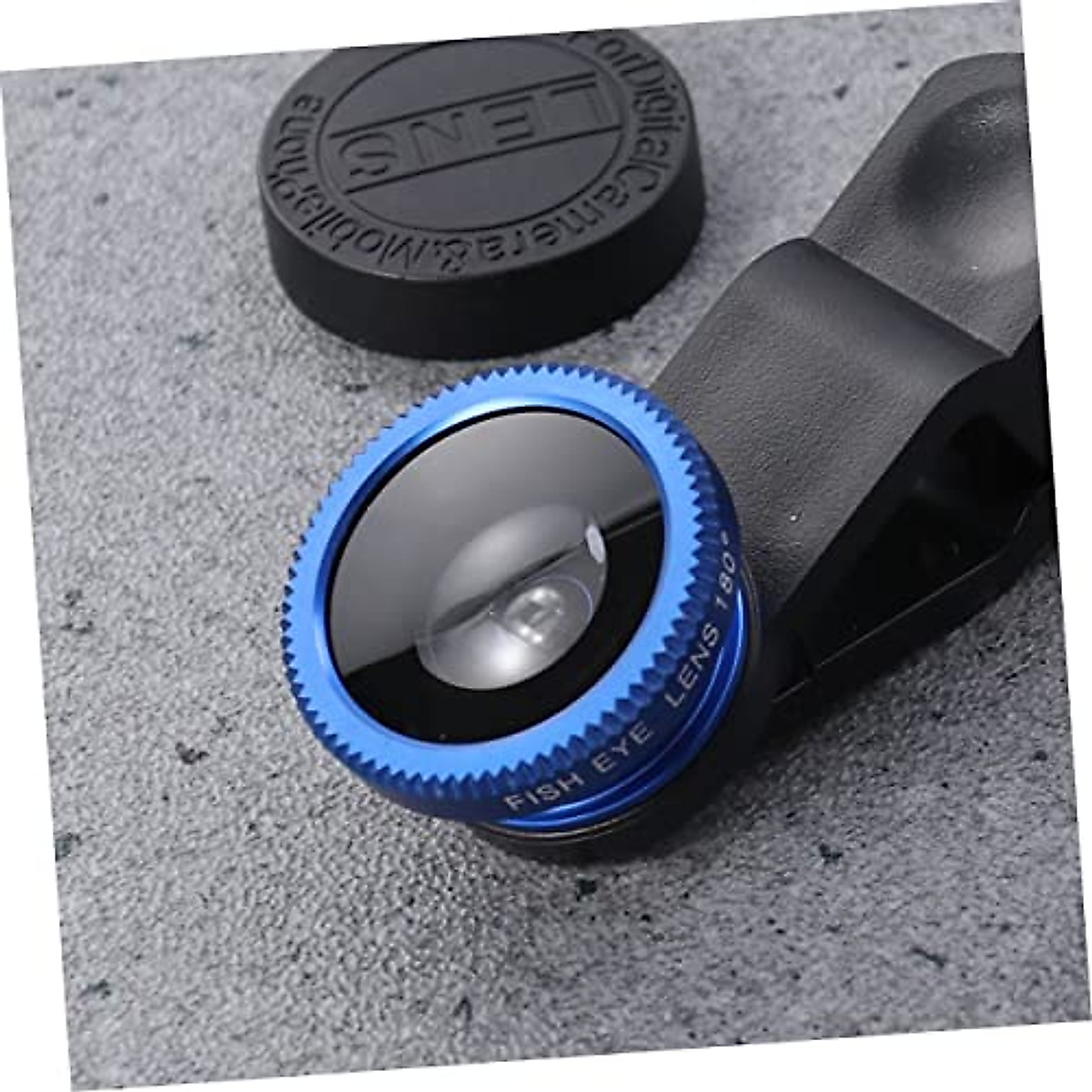 ABOOFAN 3pcs ° Camera Fish Super Mobile Kit Smart Compatible with iPhone/Cellphone Smartphones Compatible with s/Phone Blue Lens Lensblue Cell Fish-Eye Angle on Compatible for iPhone
