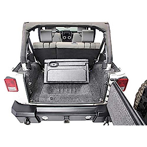 Bedrug - Jeep Cargo Kit | 2007 - 2010 Jeep Wrangler JK UNLTD 4 Door, Cargo Liner w/ Tailgate & Tub Liner | Grey - 5 pc. | BRJK07R4