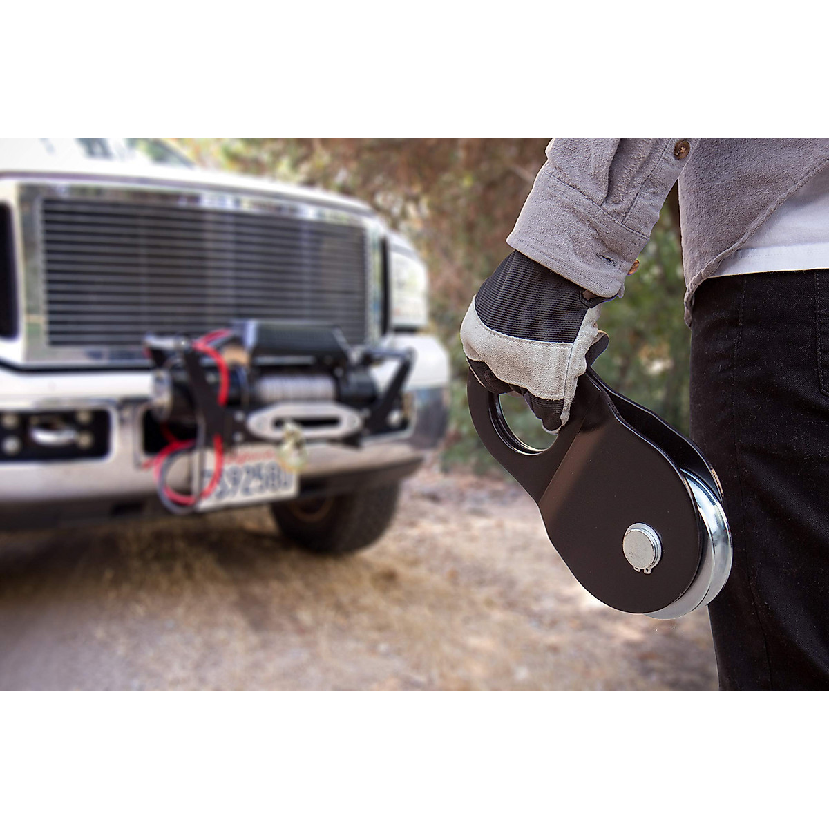 Champion Power Equipment-C11003 Snatch Block, 15,000 lb.