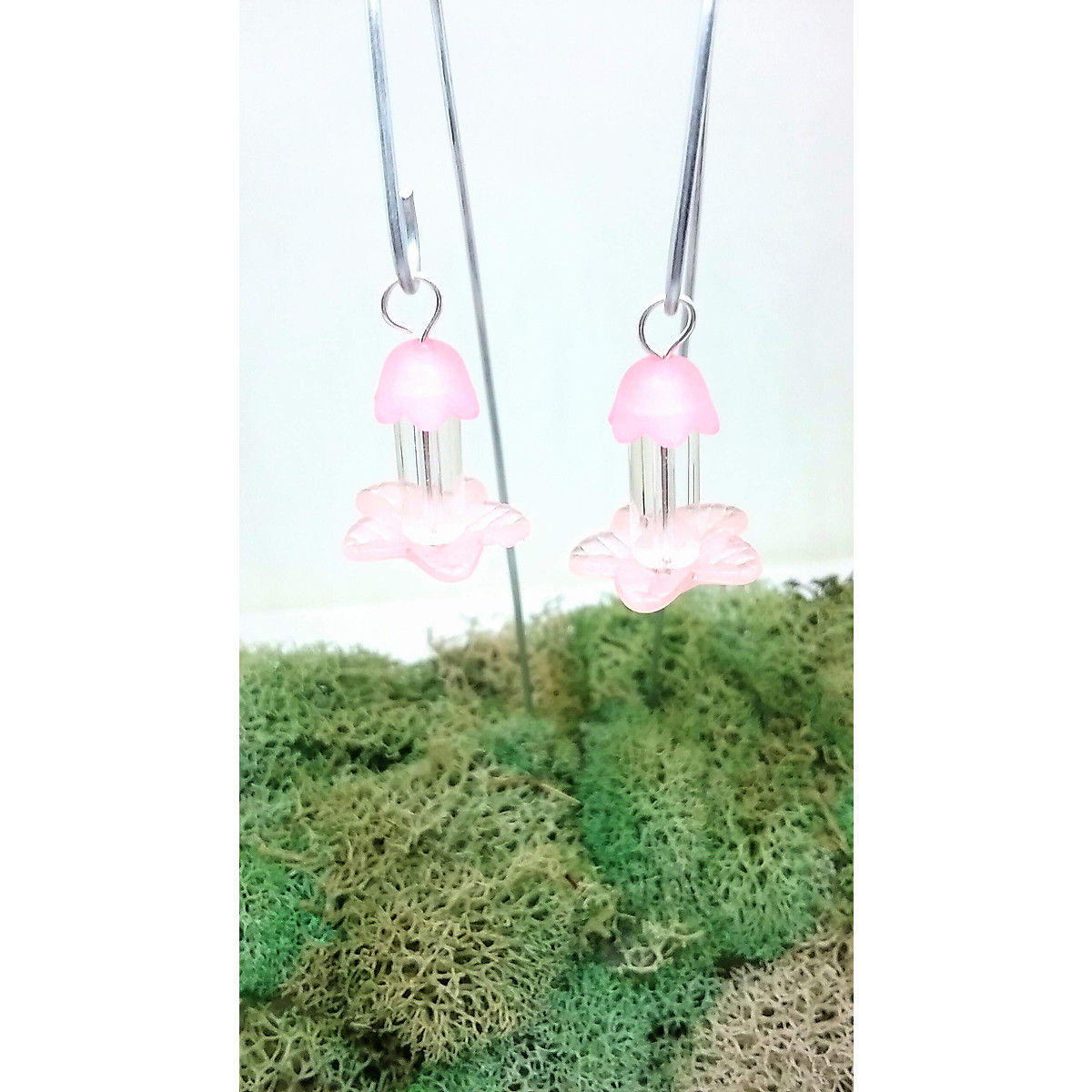 Fairy Garden Accessories. Set of 2 Miniature Bird Feeders.