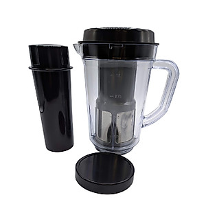 Blendin Replacement Fruit and Vegetable Juicer Attachment Pitcher Jar, Compatible with Magic Bullet Blender MB-1001, MB-1001B, MBR-1101, MBR-1701, MBR-1702, MBR-0301 Blender