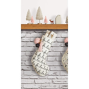 Stephan Baby Wool Felt Keepsake Christmas Stocking, Fa La La