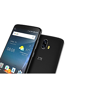 ZTE Blade V8 Pro (32GB) 5.5" FHD Display, Dual 13MP Camera's, Dual SIM 4G LTE GSM Factory Unlocked Phone (US Warranty) - Black Diamond