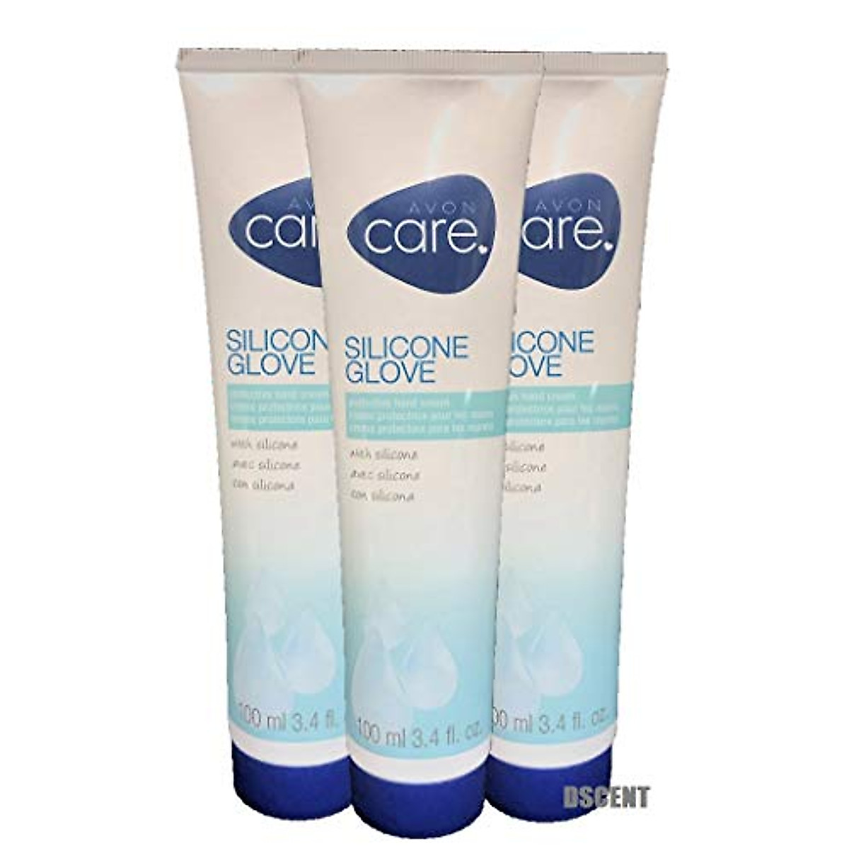 Avon Care Silicone Glove Hand Cream 3.4 fl oz (3 Pack)