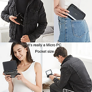 WEELIAO GPD MicroPC 6" Handheld Industry Laptop Palm-Sized Micro PC Intel® Celeron® N4120 Processor,Windows 10 Pro 64 bit Pre-Installed,8GB RAM,256GB SSD
