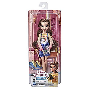 Disney Princess Comfy Squad Belle Fashion Doll, Toy Inspired by Ralph Breaks The Internet, Casual Outfit Doll, Girls 5 and Up, White