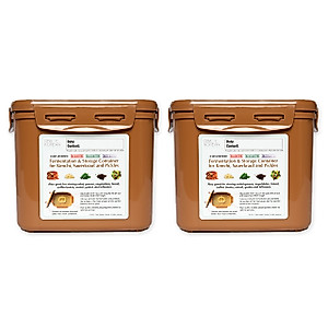 Authentic Crazy Korean Cooking Kimchi Container 0.9 Gal (3.4L) 2 PACK