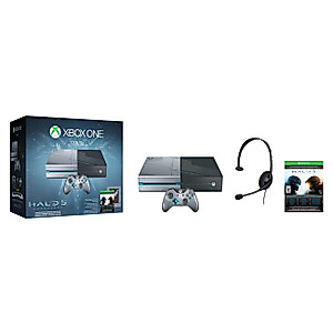 Xbox One 1TB Console - Limited Edition Halo 5: Guardians Bundle (Renewed)