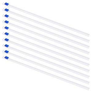 10PCS Plastic Wrap Sliding Cutters 16.9 Inch, Plastic Wrap Slide Cutter with Adhesive Strip, Cling Film Rolls Cutting Device Food Wrap Dispenser for Plastic Wrap, Parchment Paper, Aluminum Foil