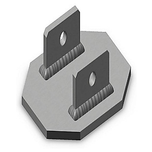 Miller Electric Miller DH-AP-5/ Durahoist Anchor Plate, Capacity, Volume, Welded Steel, Standard, Silver