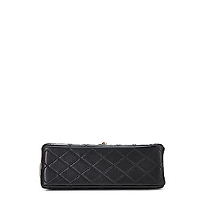 CHANEL, Pre-Loved Black Quilted Lambskin Paris Limited Double Flap Small, Black