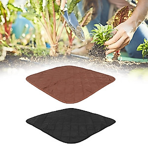 Garden Kneeling Pad Portable Moisture Proof Kneeler Mat Garden Kneeling Cushion Garden Accessory Kneeler Portective Pad for Gardening(Coffee)