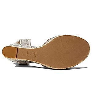 COACH Page Jacquard Wedge Beige 8.5 B (M)