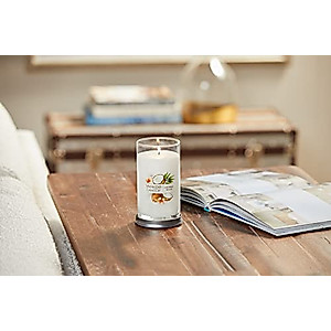 Yankee Candle Coconut Beach Signature Medium Pillar Candle, 14.25oz