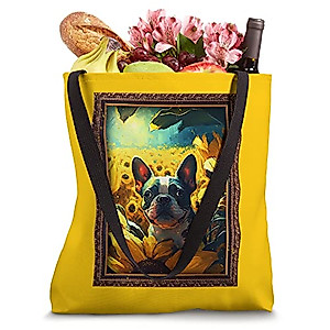 Frenchton Painting Sunflower Flower Mom Women Floral Tote Bag