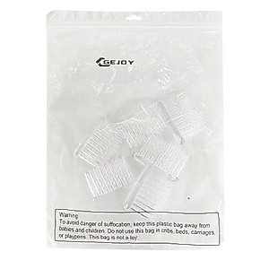 Gejoy 12 Pieces Plastic Teeth Hair Combs Tortoise Side Comb Hair Accessories(Transparent)