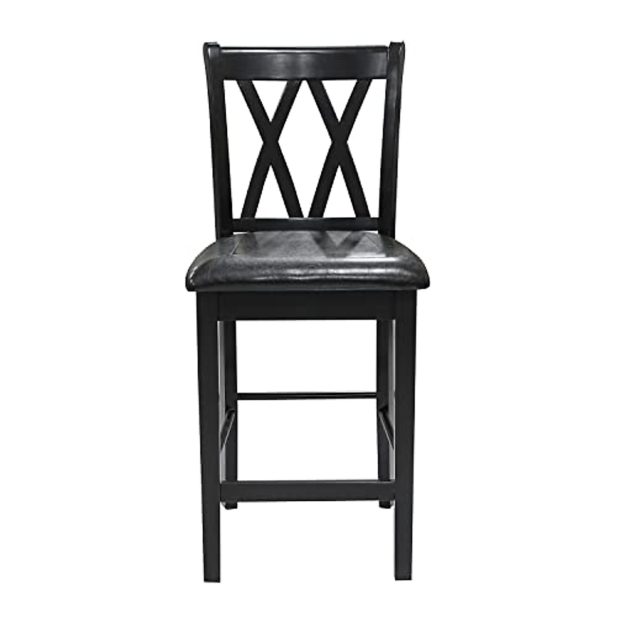 Lexicon Skyway 5-Piece Counter Height Dining Set, Black