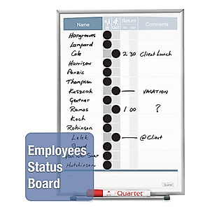 Quartet Matrix Magnetic Modular Whiteboard / Dry Erase Board , 48" x 31", Silver Aluminum Frame (M4831)