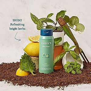 Harry's Men's Body Wash Shower Gel - Shiso, 16 Fl Oz (Pack of 3)