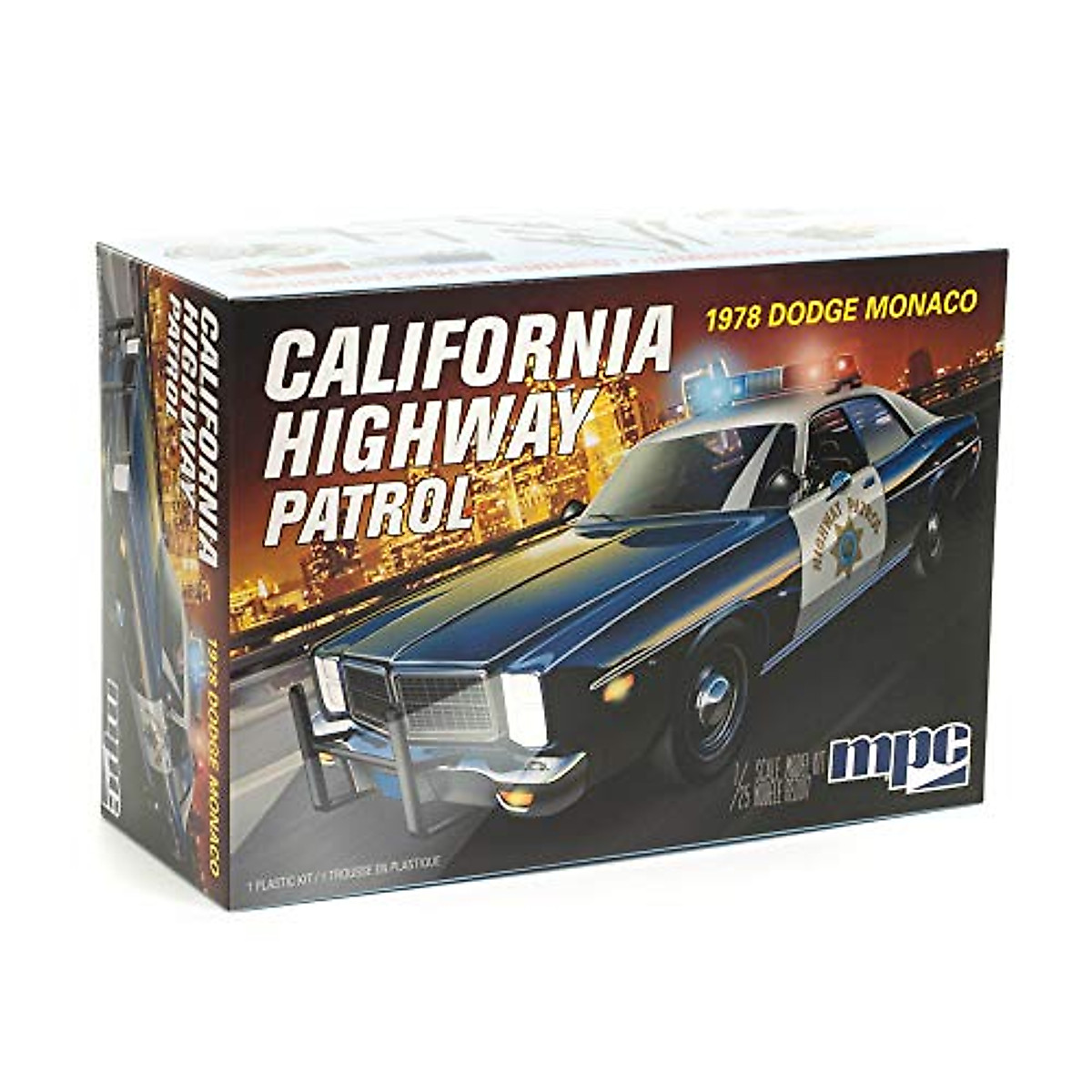 MPC 1978 Dodge Monaco CHP Police Car 1:25 Scale Model Kit
