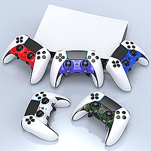 Edge Controller Decoration Strip,EJGAME DIY Edge Controller Replacement Shell Color Replacement Decoration Accessories Compatible with PS5 Edge Wireless Controller Panel (White)