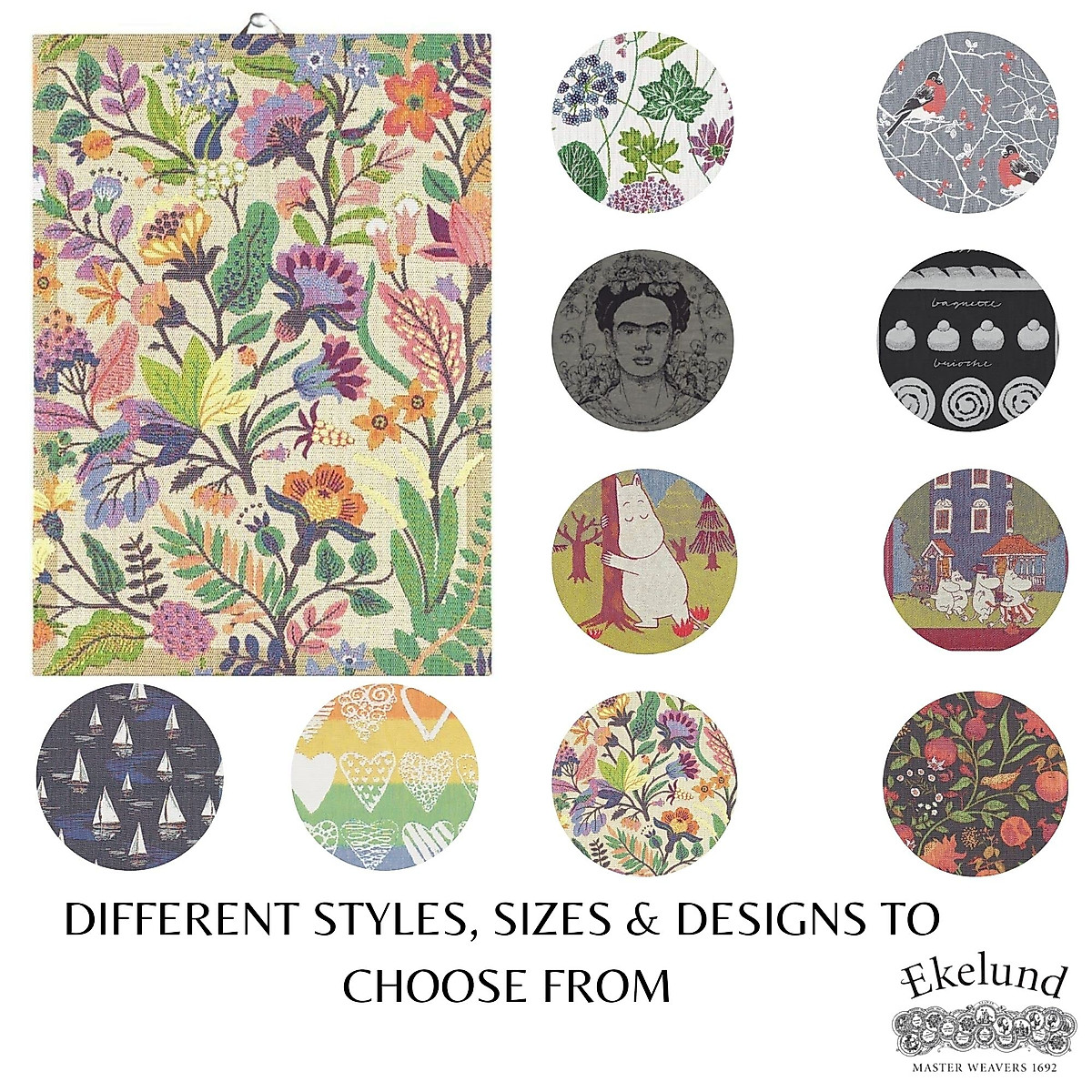 Ekelund Weavers - Colourful -Towel 35 x 50 cm - Organic Cotton