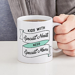 CafePress Special Needs, Special Moms Mugs Ceramic Coffee Mug, Tea Cup 11 oz