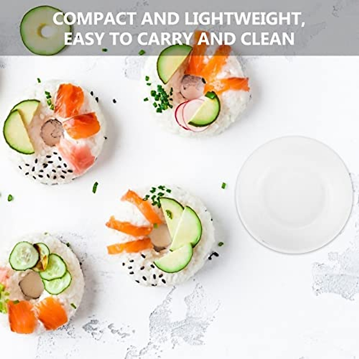 Tofficu 10pcs Sauce Dishes Round Seasoning Dishes Plastic Sushi Dipping Bowl Saucers Bowl Mini Appetizer Plates(2.8×2.8×0.9in)