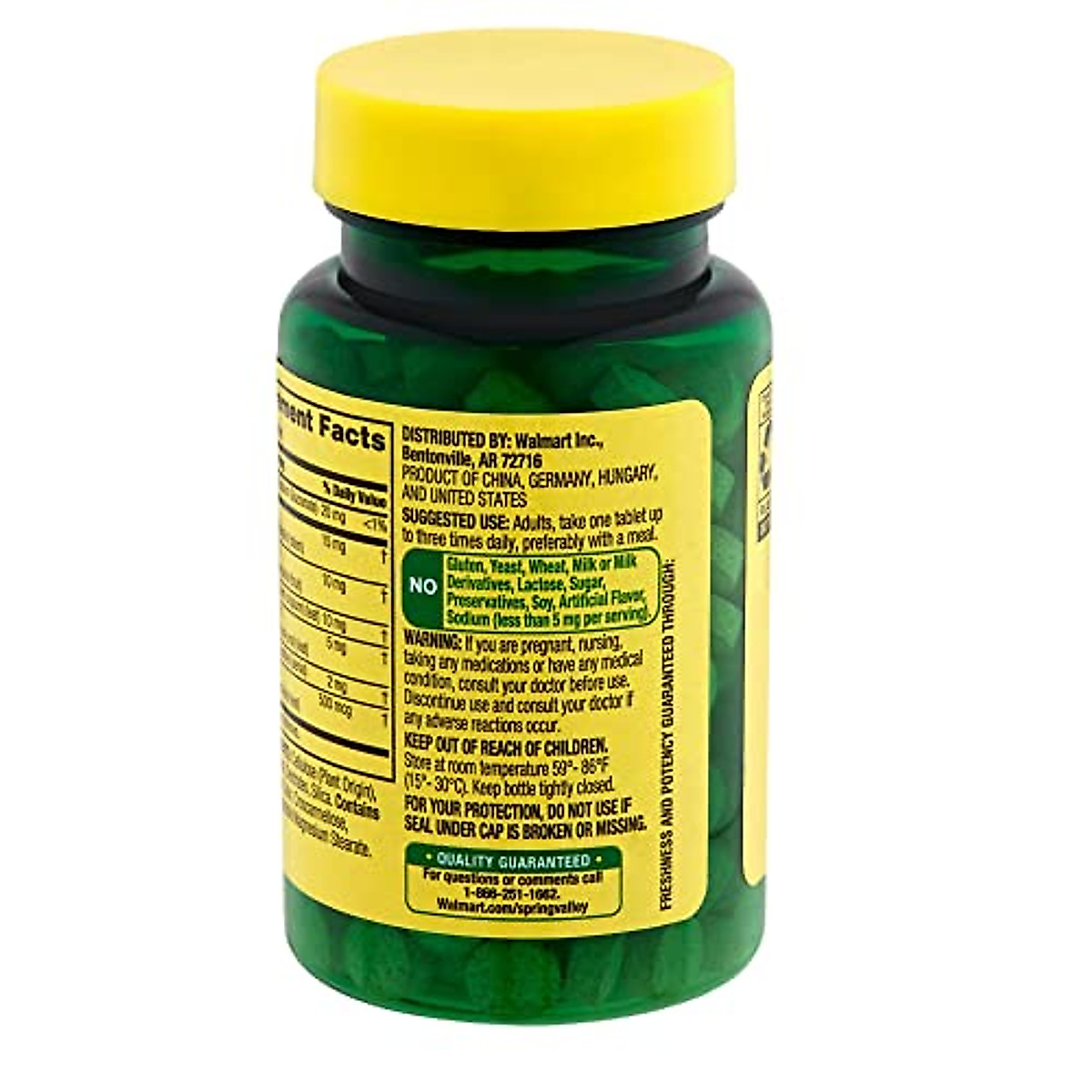 Spring Valley Water Pills Dietary Supplement, 60 Tablets