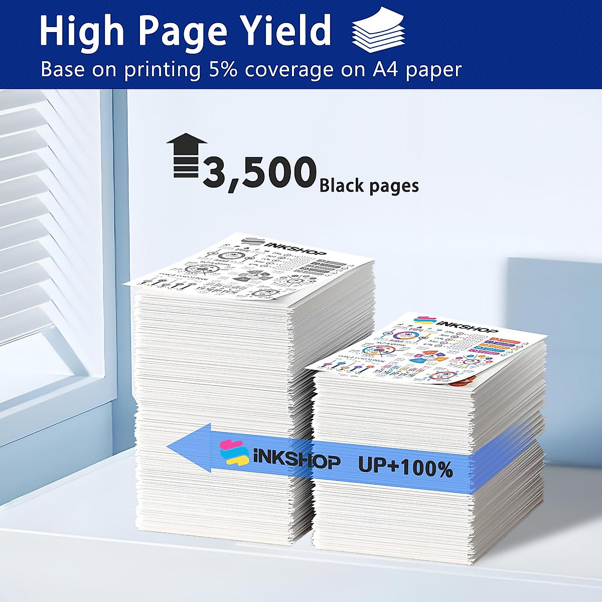 TN760 Compatible TN-760 Black High Yield Toner Cartridge Replacement for Brother TN-760 DCP-L2550DW MFC-L2710DW HL-L2350DW HL-L2370DW HL-L2390DW Toner.(2 Pack)