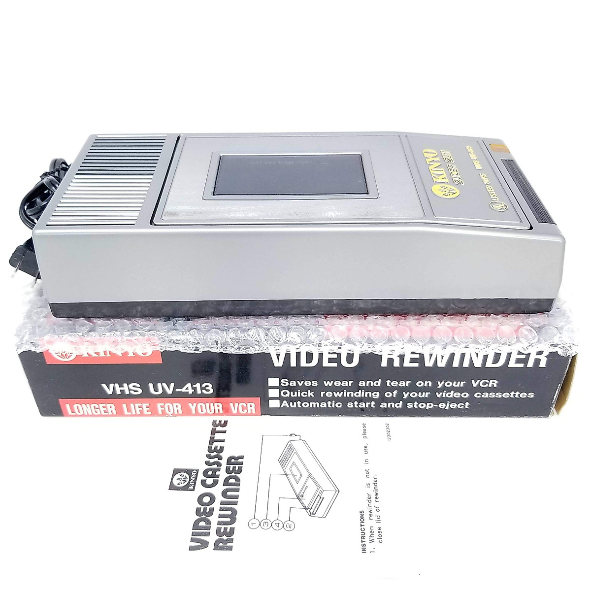 KINYO UV-413 1-Way VHS Rewinder