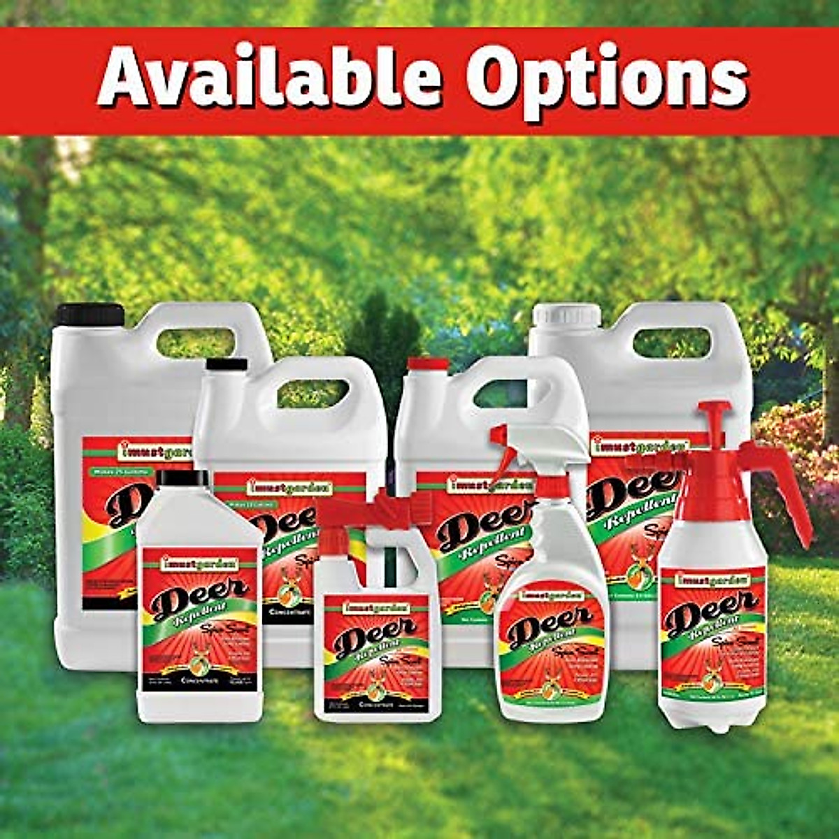 I Must Garden Deer Repellent Concentrate [2 Pack] - Natural Spice Scent - Two 32oz Bottles