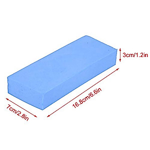 Car Washing Sponge,3Pcs Car Multifunctional PVA Super Absorbent Cleaning Sponge Block Washing Tools (Blue)