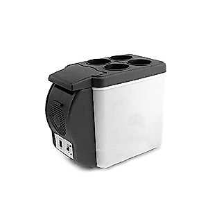 YAARN Small Fridge for Bedroom Mini Car Refrigerator Dual Use Beverage Cooler Warmer ABS Portable Outdoor Travel Freezer Universal Refrigerator