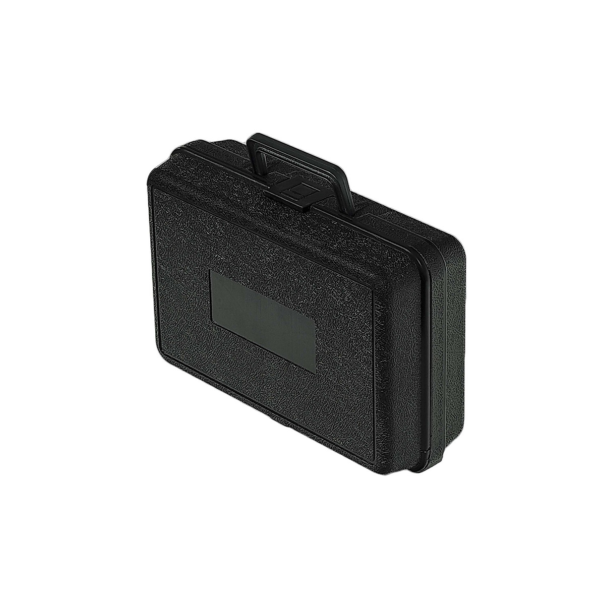 PFC Plastic Plastic Carrying Case with Foam, 12" x 8" x 3 3/4", Black (120-080-038-5SF)