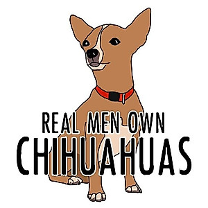 CafePress Real Men Own Chihuahuas Ceramic Coffee Mug, Tea Cup 11 oz