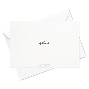 Hallmark Thank You and Blank Cards Assortment, Geometric Gold (24 Cards with Envelopes for Baby Showers, Wedding, Bridal Showers, All Occasion)