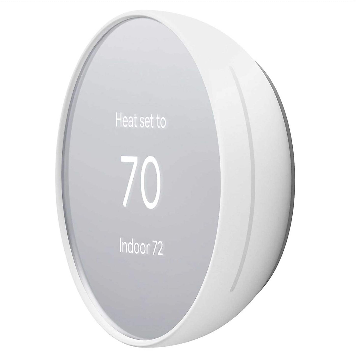 Google Nest Thermostat - Smart Thermostat for Home - Programmable WiFi Thermostat - Compatible with Alexa - Snow (Open Box)
