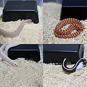 OMEM Reptile Hideout Box, Hideout Caves, Small Animal Hideaway (M)